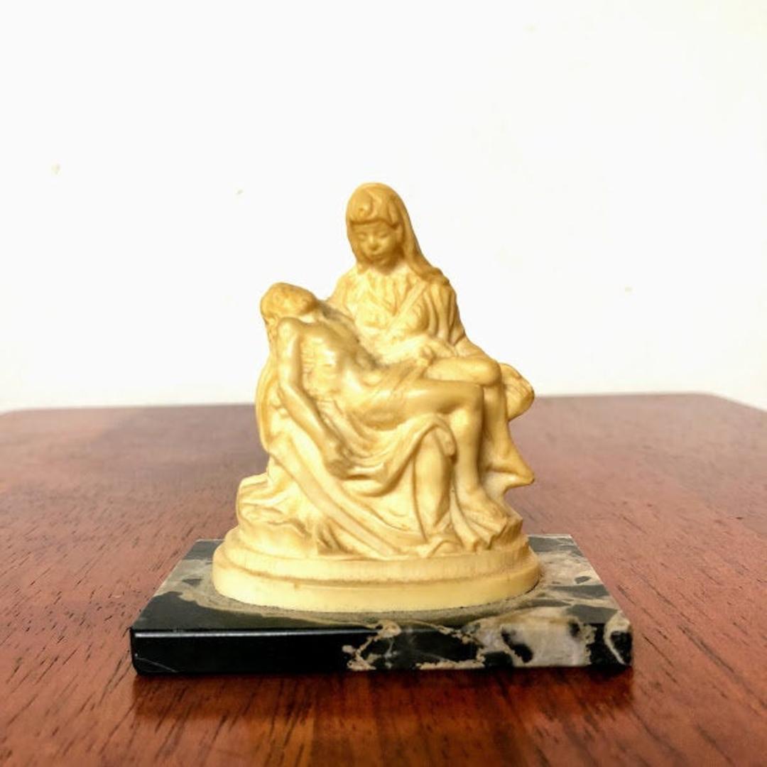 Vintage Miniature A Santini Classic Figure Pieta Made in Italy | Over ...