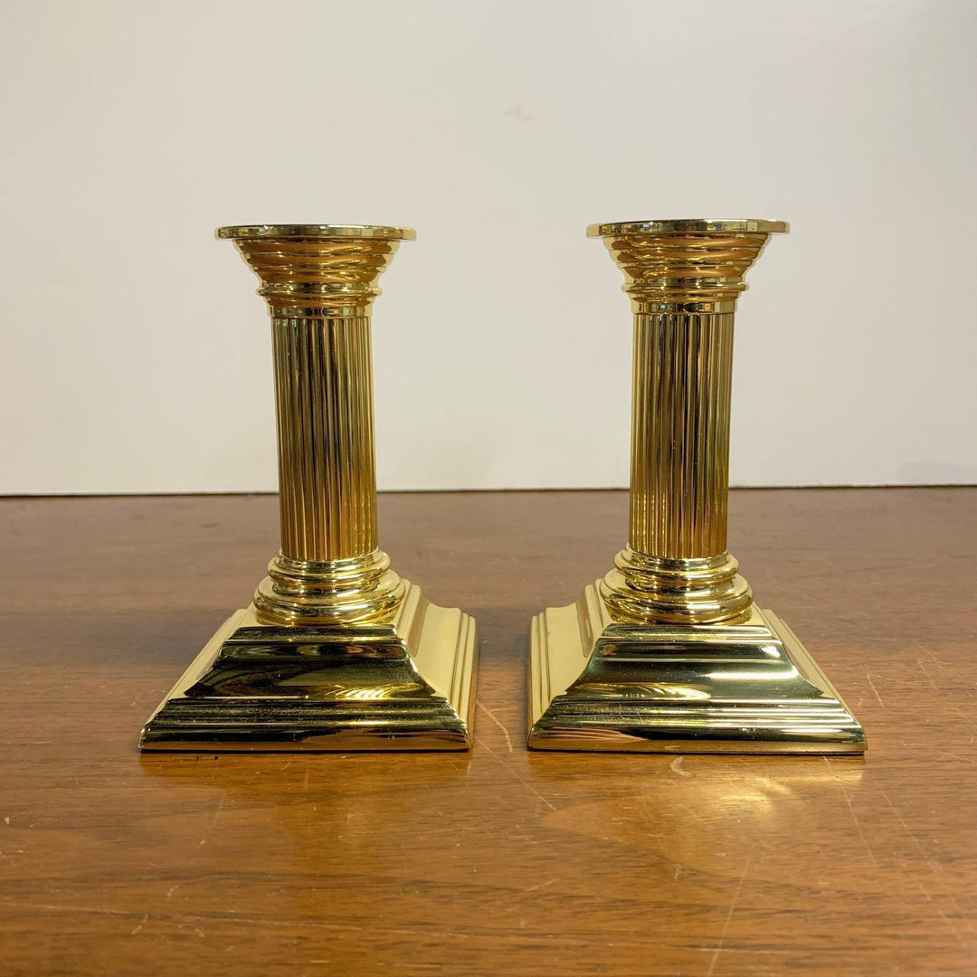 Vintage Baldwin Brass Smithsonian Candlesticks Pair 5" | Over the Years ...