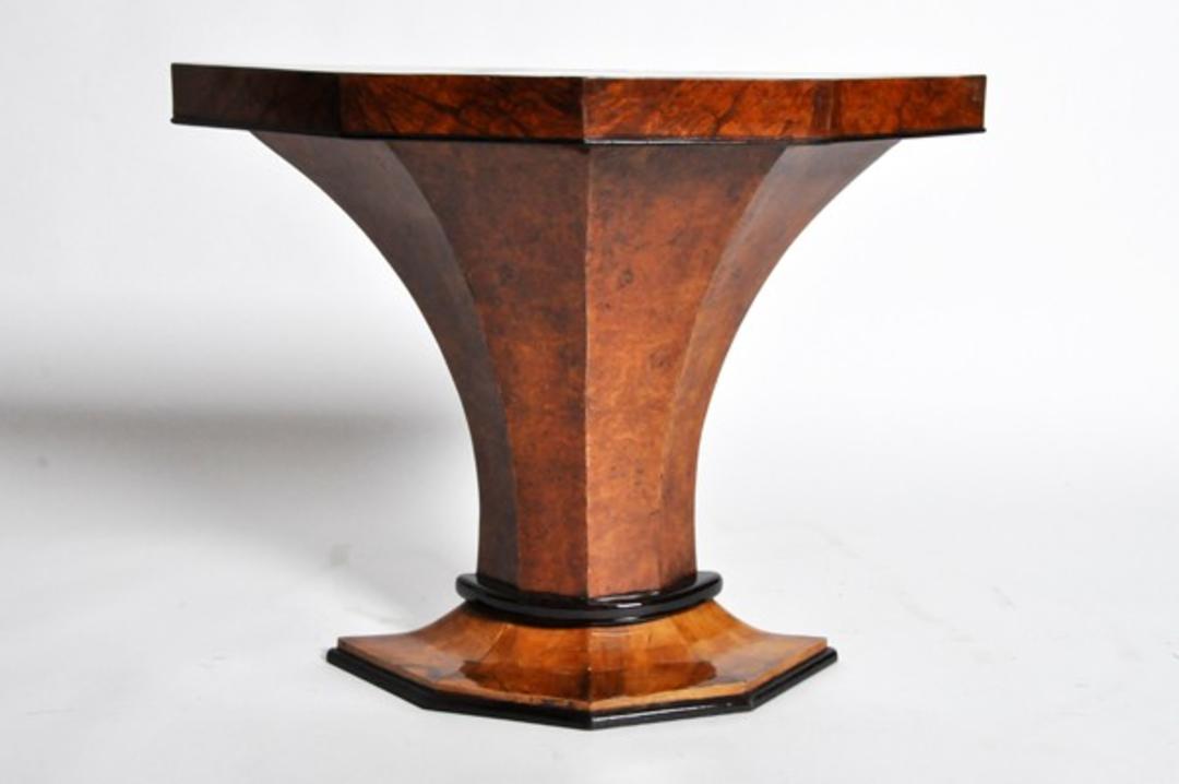 Art Deco Pedestal Console Table | c. 1930 | The Golden Triangle ...