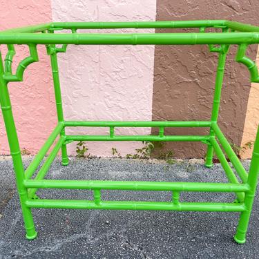 Meadowcraft Faux Bamboo End Table | Palm Beach Regency | Lake Park, FL