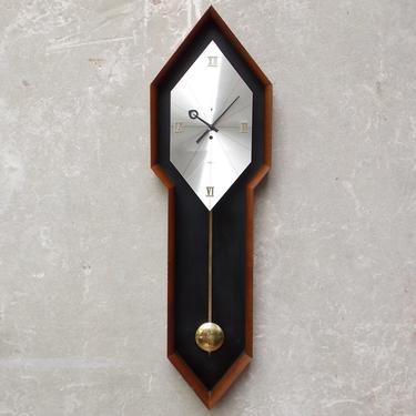 Howard Miller Large Modern Pendulum Wall Clock, 8-Day Key Wind-Up | I ...