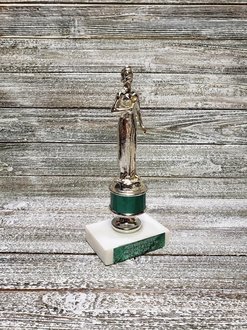 Vintage Pageant Trophy, 1970s Beauty Contest Award, Modeling Trophy ...