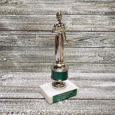 Vintage Pageant Trophy, 1970s Beauty Contest Award, Modeling Trophy ...