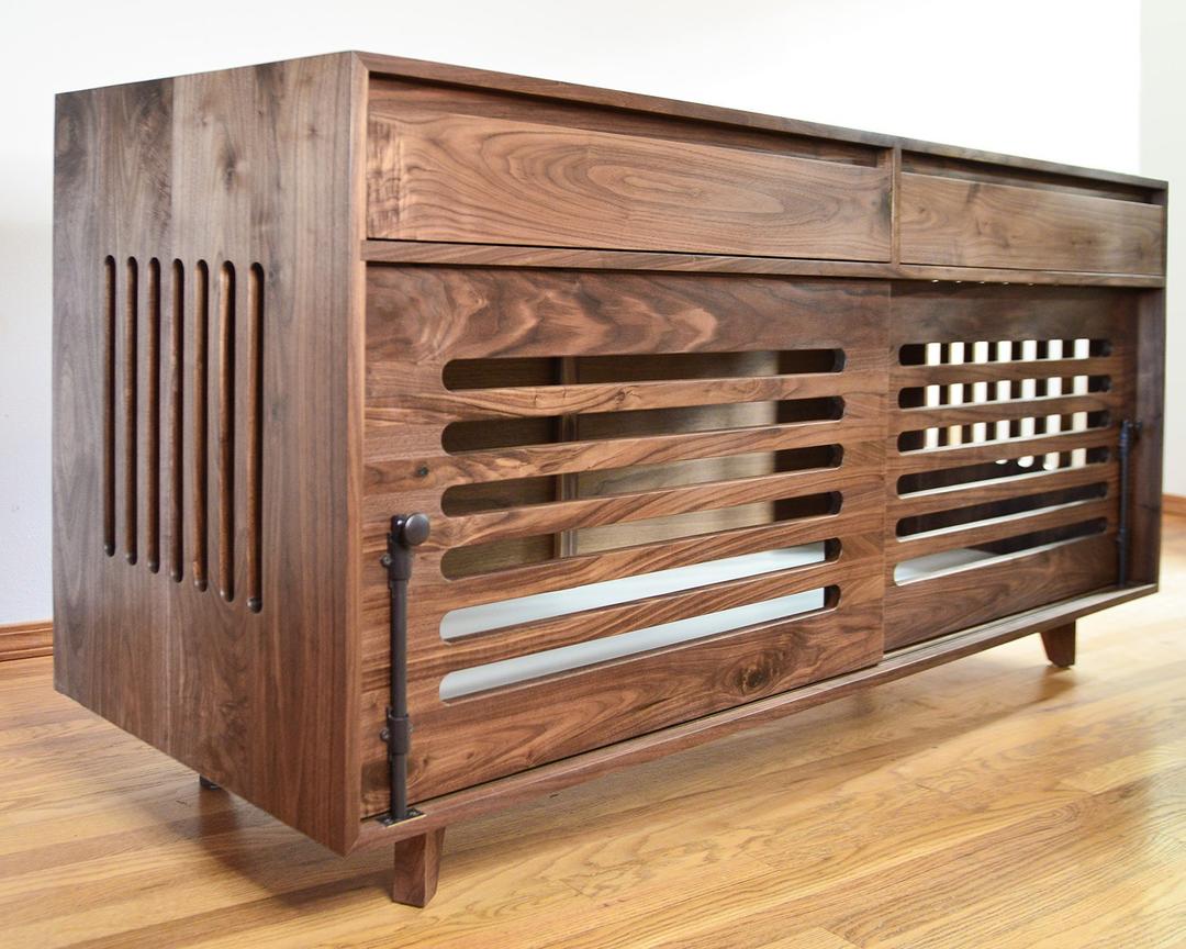 Stunning dog kennel, Wood dog kennel, Double dog kennel, Pet | This is ...