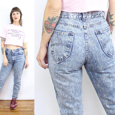 Vintage 80's ACID WASH CHIC Denim Jeans / 1980's | Ruby Threads Vintage ...