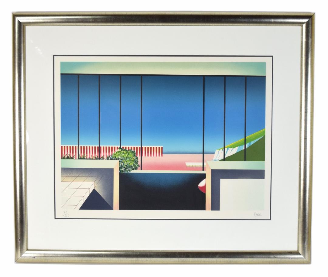 Vintage 1980’s Teddy Radko Limited Edition Architectural Lithograph ...