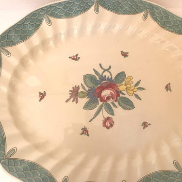 Royal Doulton Lowestoft Bouquet D6023 Oval Platter 13-1/2 ...