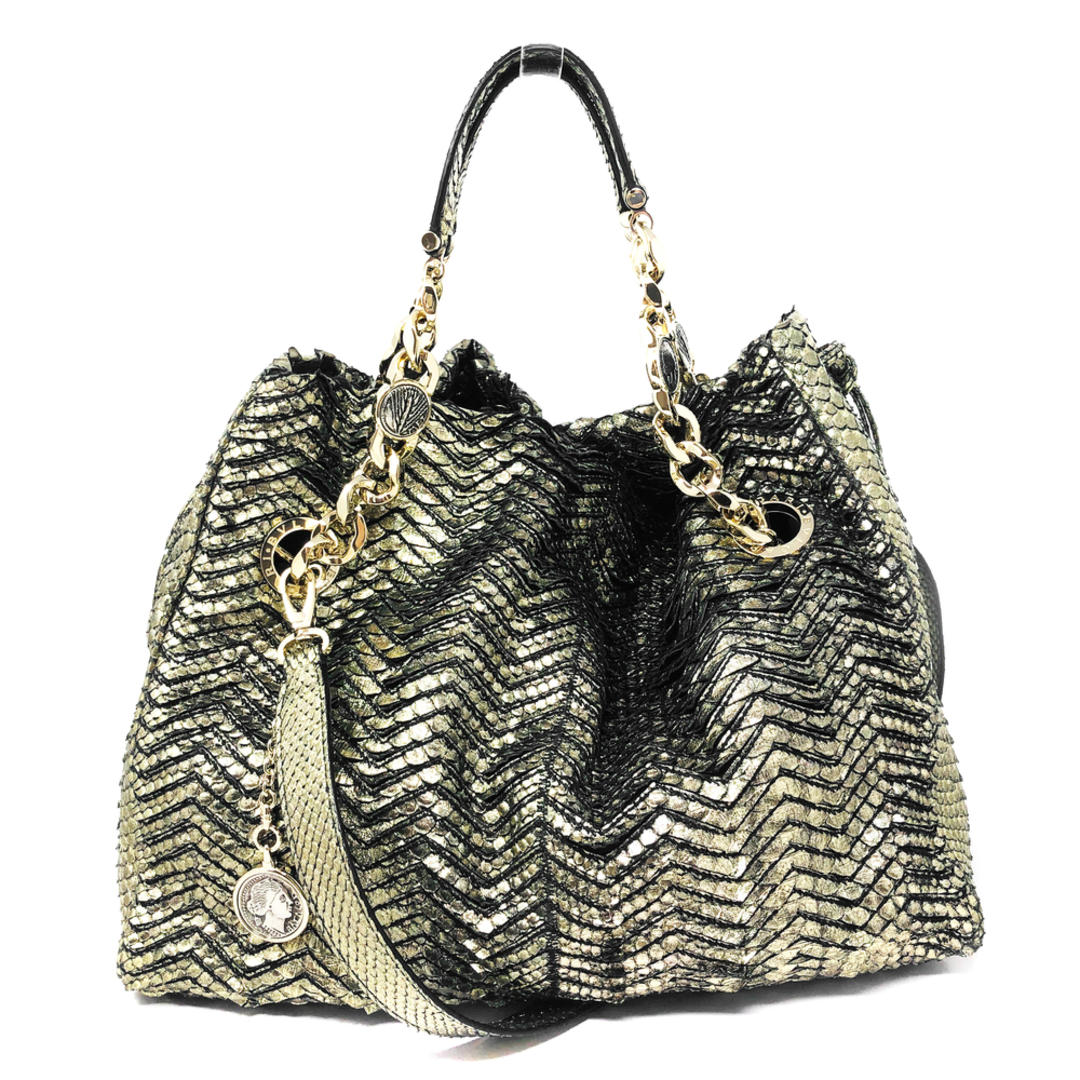 Bulgari Gold Python Handbag | Secondi | Dupont Circle - Washington, DC