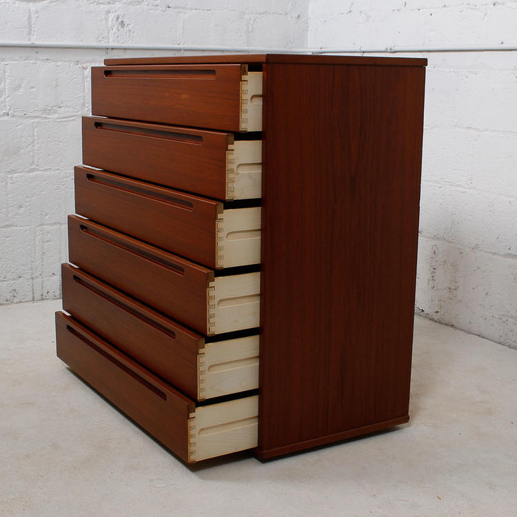 Torring of Denmark Danish Modern Teak Dresser / Chest | Modern Mobler ...