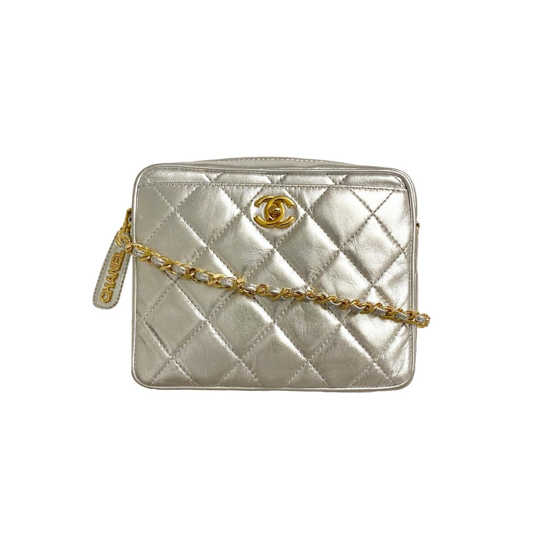 Chanel Silver Mini Chain Bag | Treasures of NYC | New York, NY