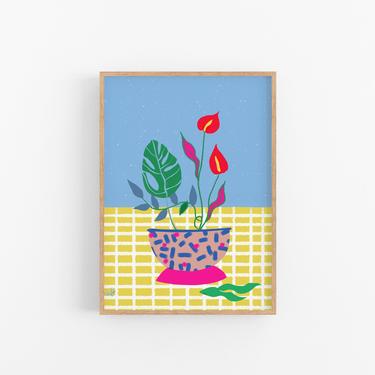 Flowers for Spring Cubicle Decor Art Print | Violet Red Studio - South ...