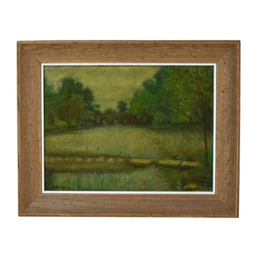 1930’s Oil Painting Japanese Gardens Jackson Park Chicago | Prairieland ...