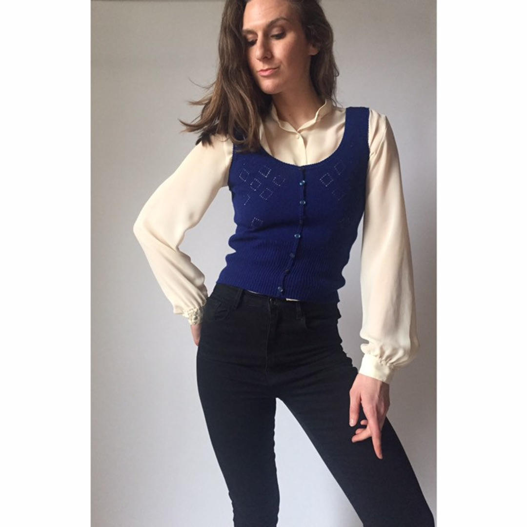 1970s Vest 70s Sweater Vest | Vestiges Vintage | Chicago, IL