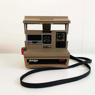 Vintage Polaroid Amigo 620 Camera 600 Rainbow Stripe Instant Film ...