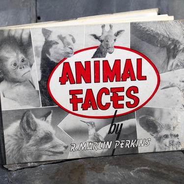 RARE! 1944 AUTOGRAPHED Animal Faces by Marlin Perkins, Host | Bixley ...