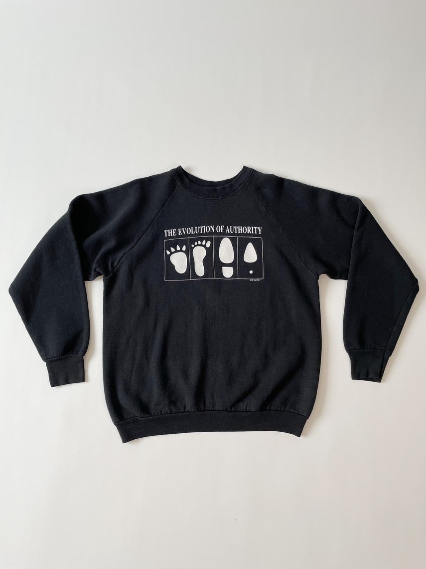 1991 The Evolution Of Authority Feminist Sweatshirt | Prototype Vintage ...