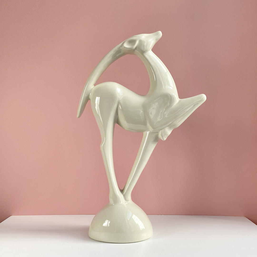 80s Haeger Impala Statue | Barela Vintage | New York, NY