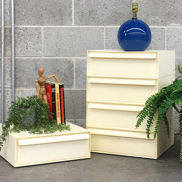 Vintage Kartell Stacking Drawers Retro 1970s Simon Fussell ...