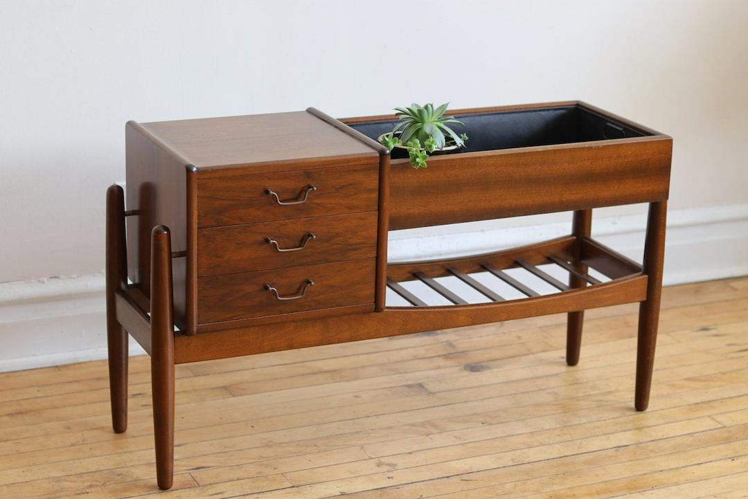 Mid-Century Danish Modern Planter Coffee Table | Spaced Out Studio ...