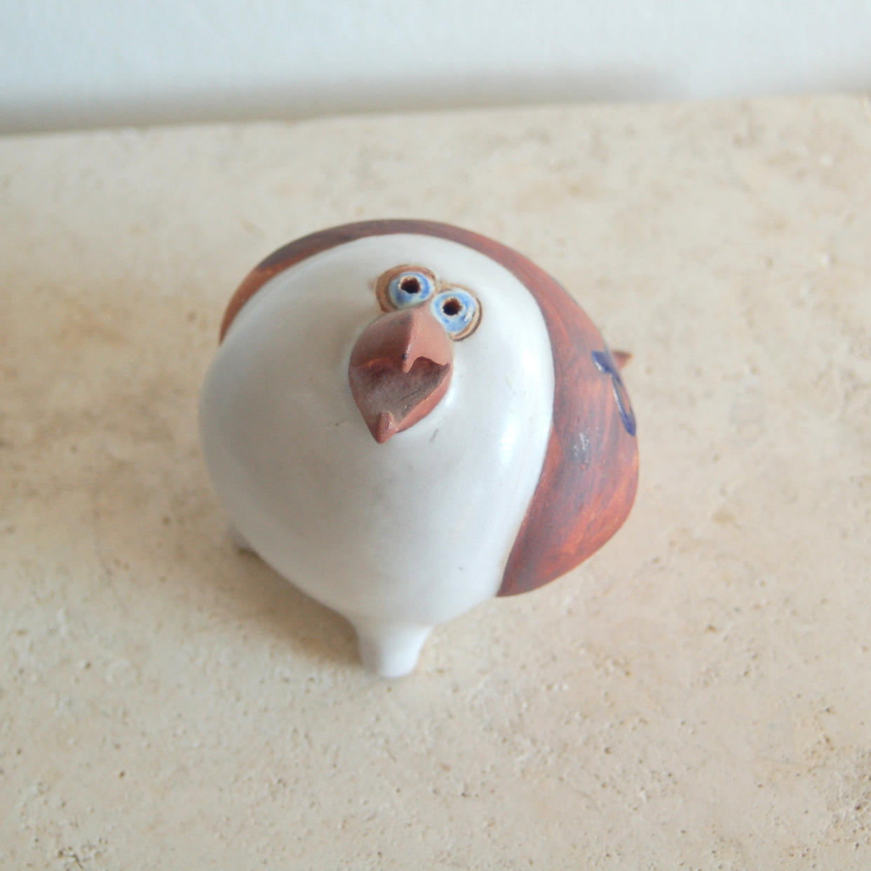 Art Messier Plump Terracotta Signed Bird Figurine / Sculpture ...