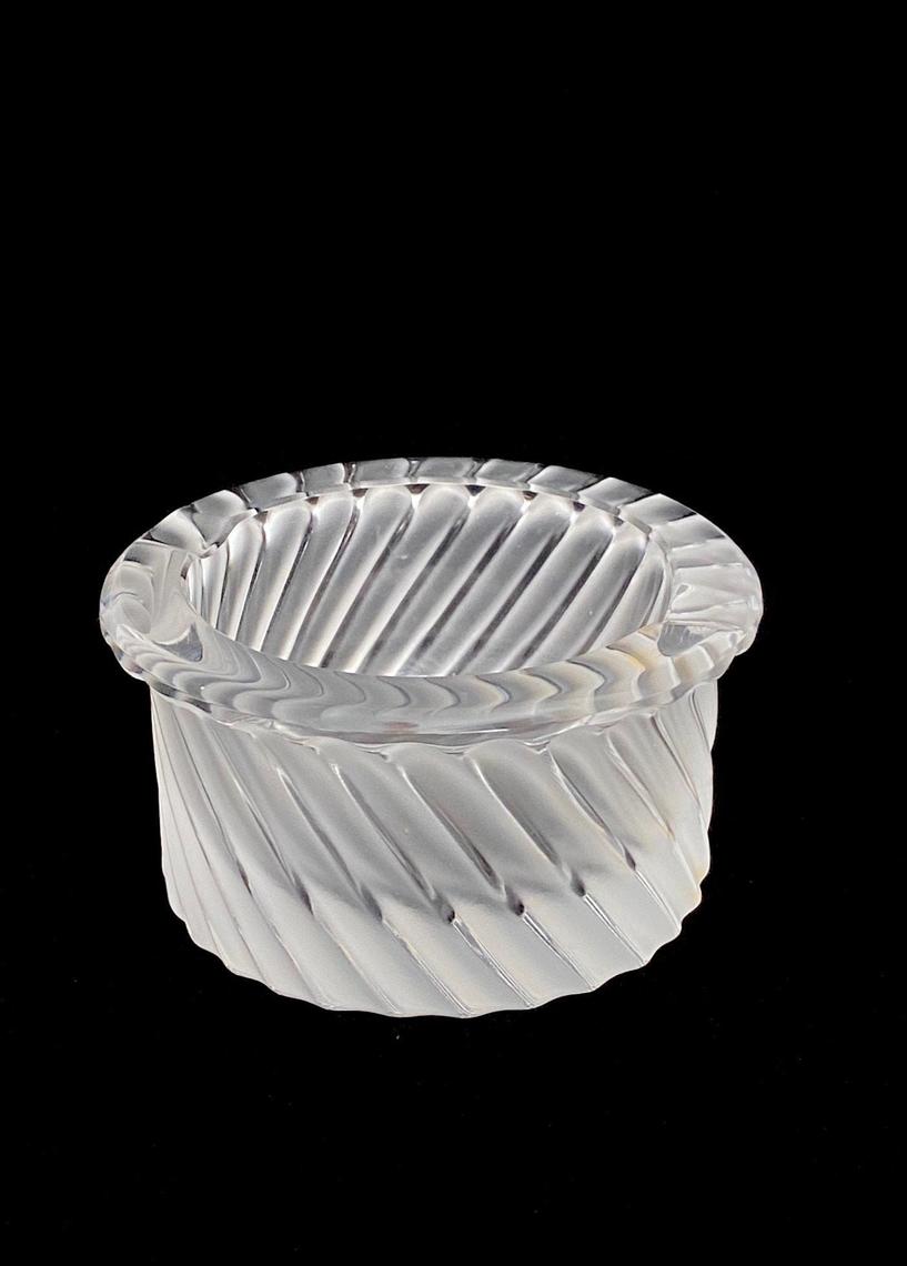 Vintage Fine French Crystal Ashtray Bowl Lalique SMYRNE Bowl France ...