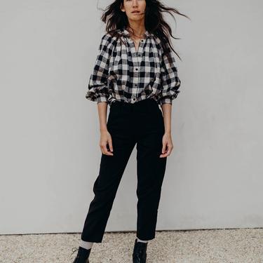 LIZA TOP - BOLD GINGHAM | esby - Austin, TX | ATTIC