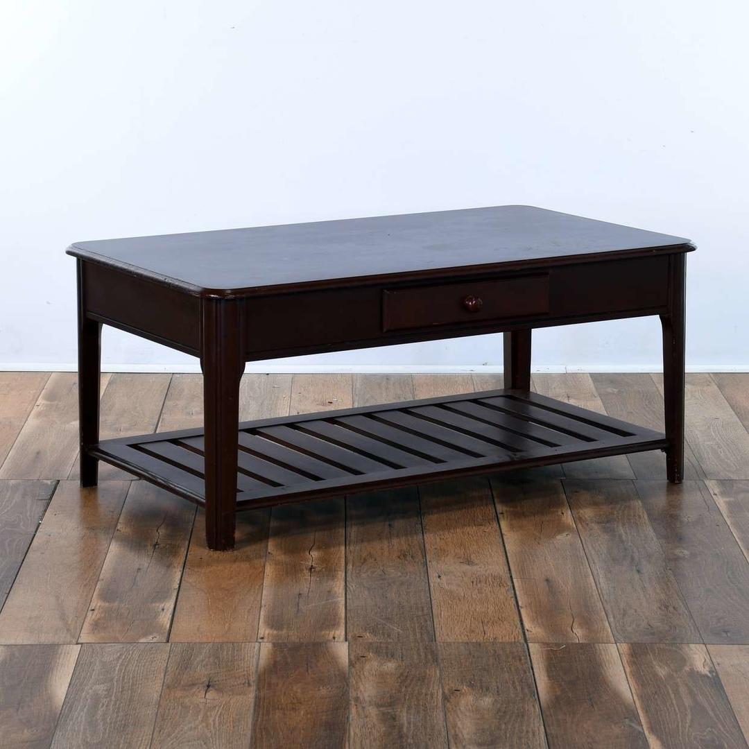 Contemporary Craftsman Style Coffee Table W Storage | Loveseat (Los ...