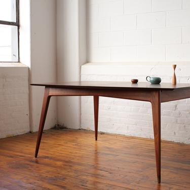 Restored Extendable Walnut MCM Dining Table | Niji Furnishing - North ...