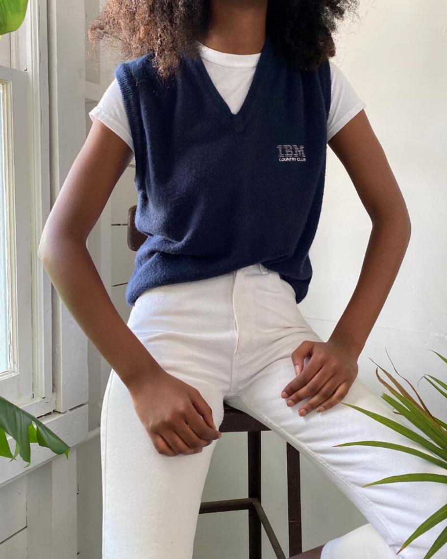 80s IBM Country Club Sweater Vest | Lucky Vintage | University District ...
