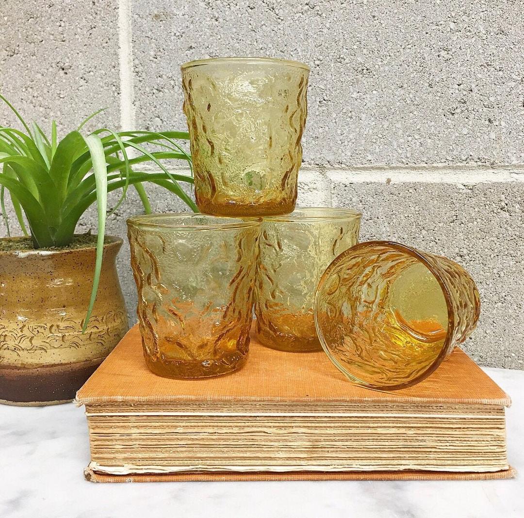 Vintage Drinking Glasses Retro 1960s Anchor Hocking + Lido Milano ...