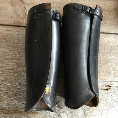 English Leather Gaiters, Dark Brown, Edwardian Era, Equestrian | Jan's ...