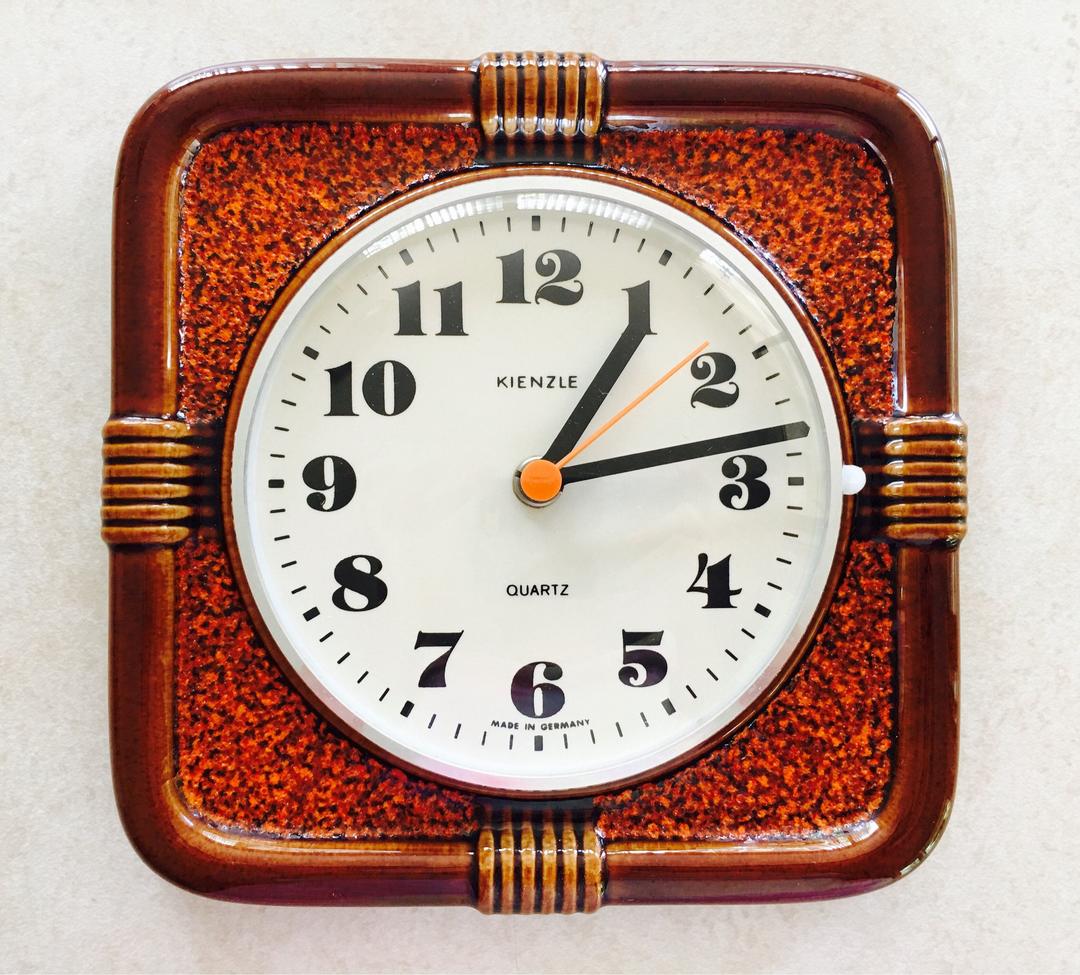 Mid Century Wall Clock, Fat Lava Clock, Kienzle Wall Clock, | Dadacat ...