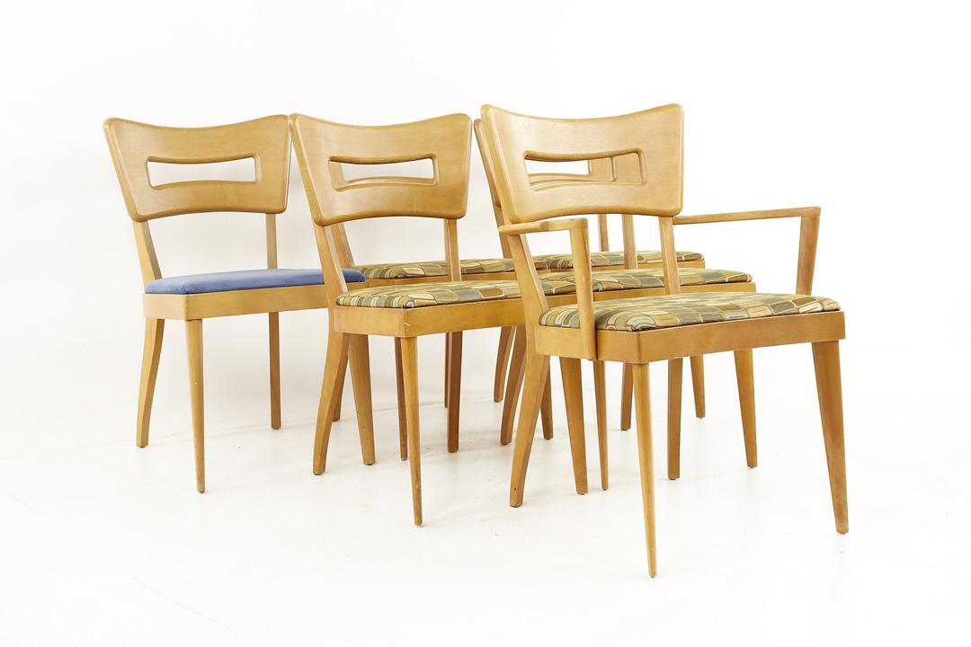 Heywood Wakefield Mid Century Dog Bone Dining Chairs - Set | Modern ...