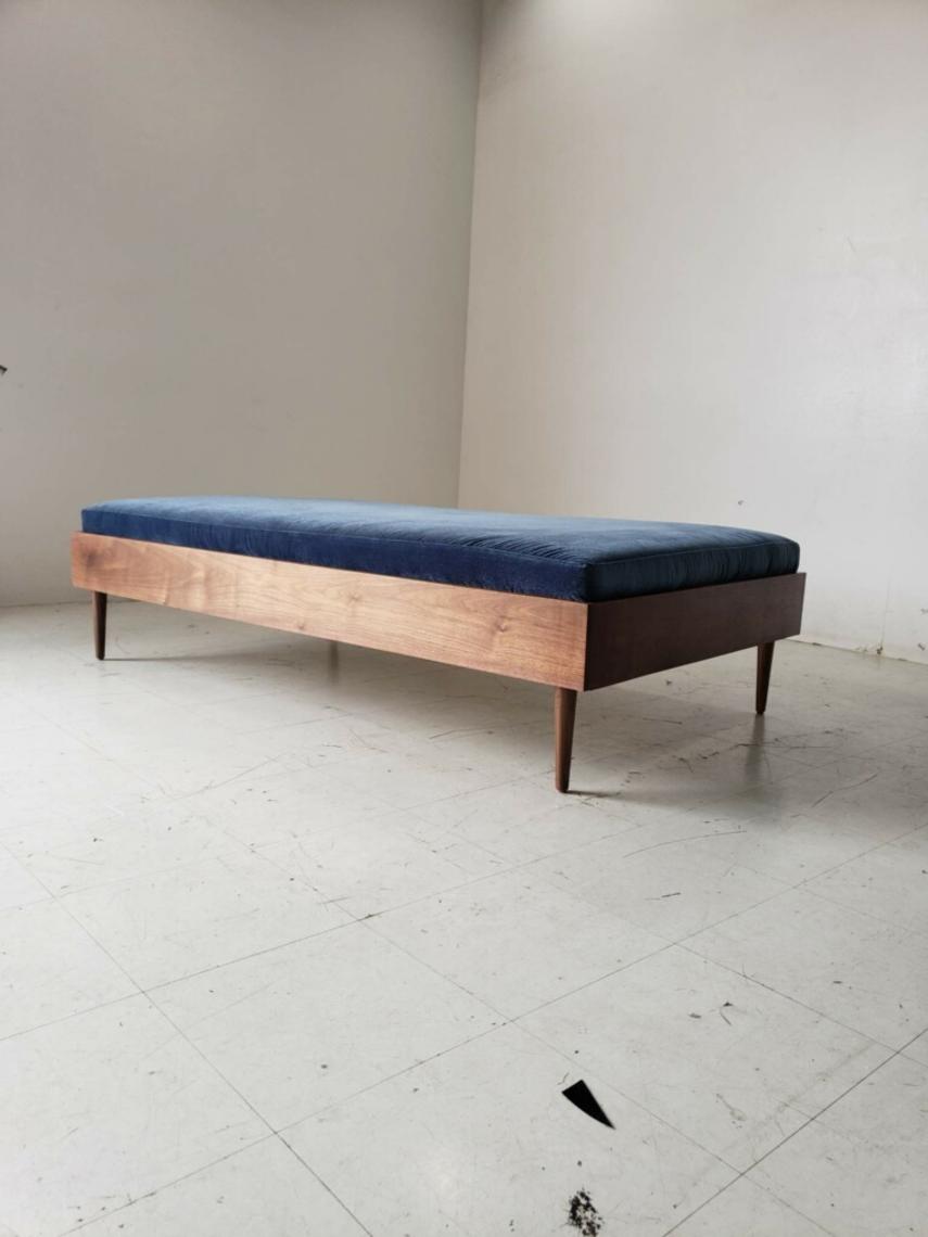 6ft Hand Crafted Walnut Daybed | West Coast Modern LA | Los Angeles, CA