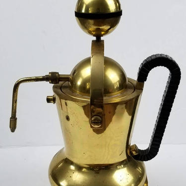 Vintage Italian Bialetti Brass Espresso machine! | MOB Vintage ...