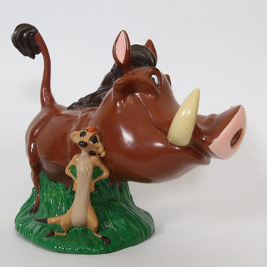Vintage Timon and Pumba Piggy Bank, Lion King 1990s | Vintage Goofball ...