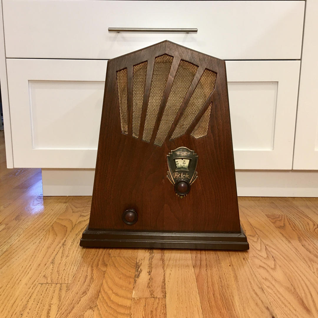 1931 Falck Arched Tombstone Radio, Completely Restored, Original TRF ...