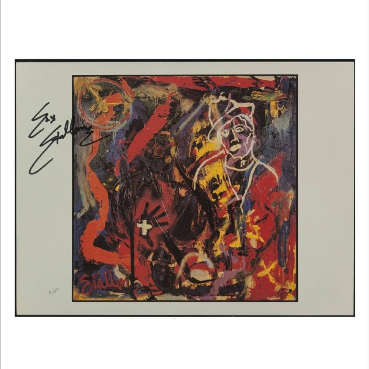 Rare Vintage Sylvester Stallone Artwork Titled Joan's Life, | Lynx ...