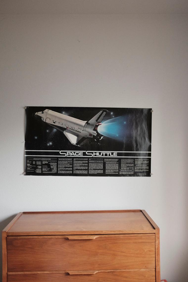1982 NASA Space Shuttle Poster / Space Ephemera / Science / Industrial ...
