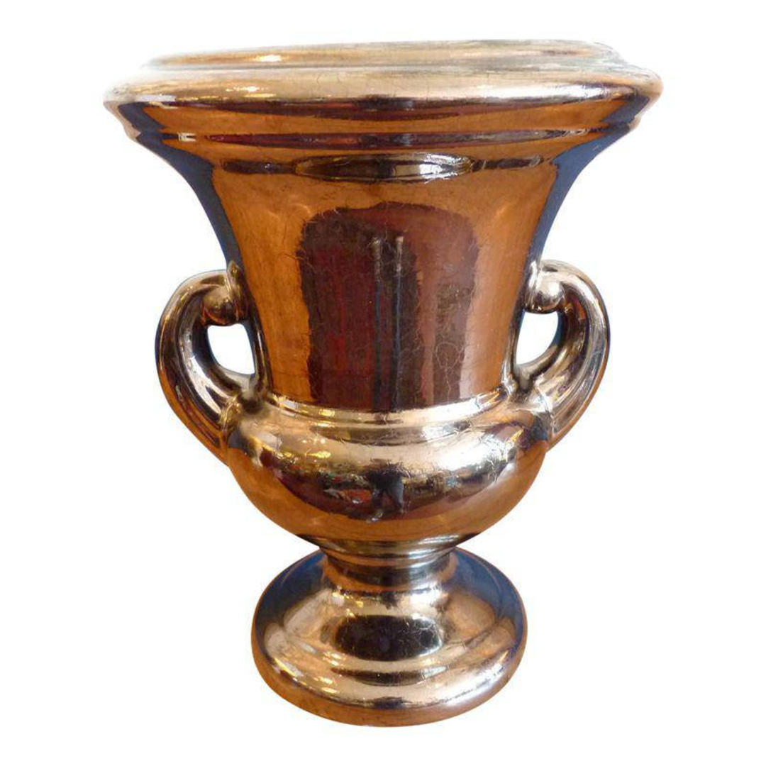 Haeger Bronze Color Glazed Ceramic Decorative Urn | Strange Lovely ...