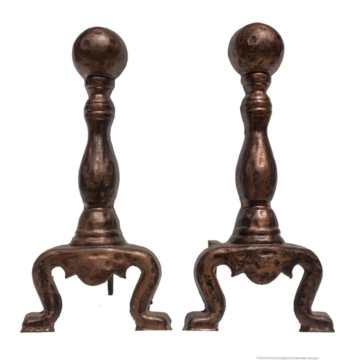 Andirons (Pair) | Vintage House Parts and Radiators - Cheverly, MD | ATTIC