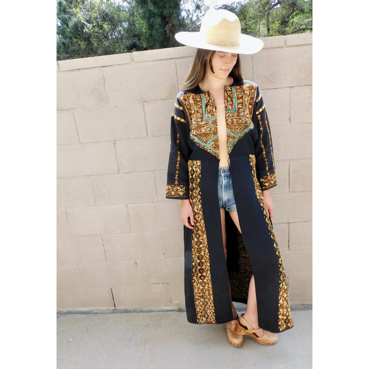 Indian Duster // vintage 60s 70s dress kimono boho | Fenix Vintage ...