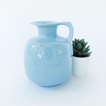 Beautiful Frankoma Light Blue Vintage Ceramic Pitcher | Portland Revibe ...