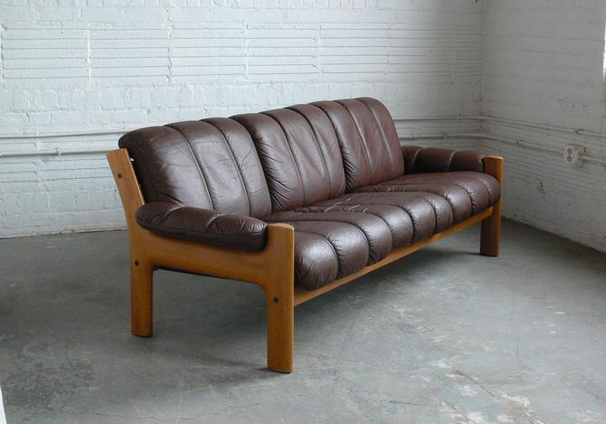 Vintage Ekornes Norwegian Teak Sofa CoMod Kansas City MO