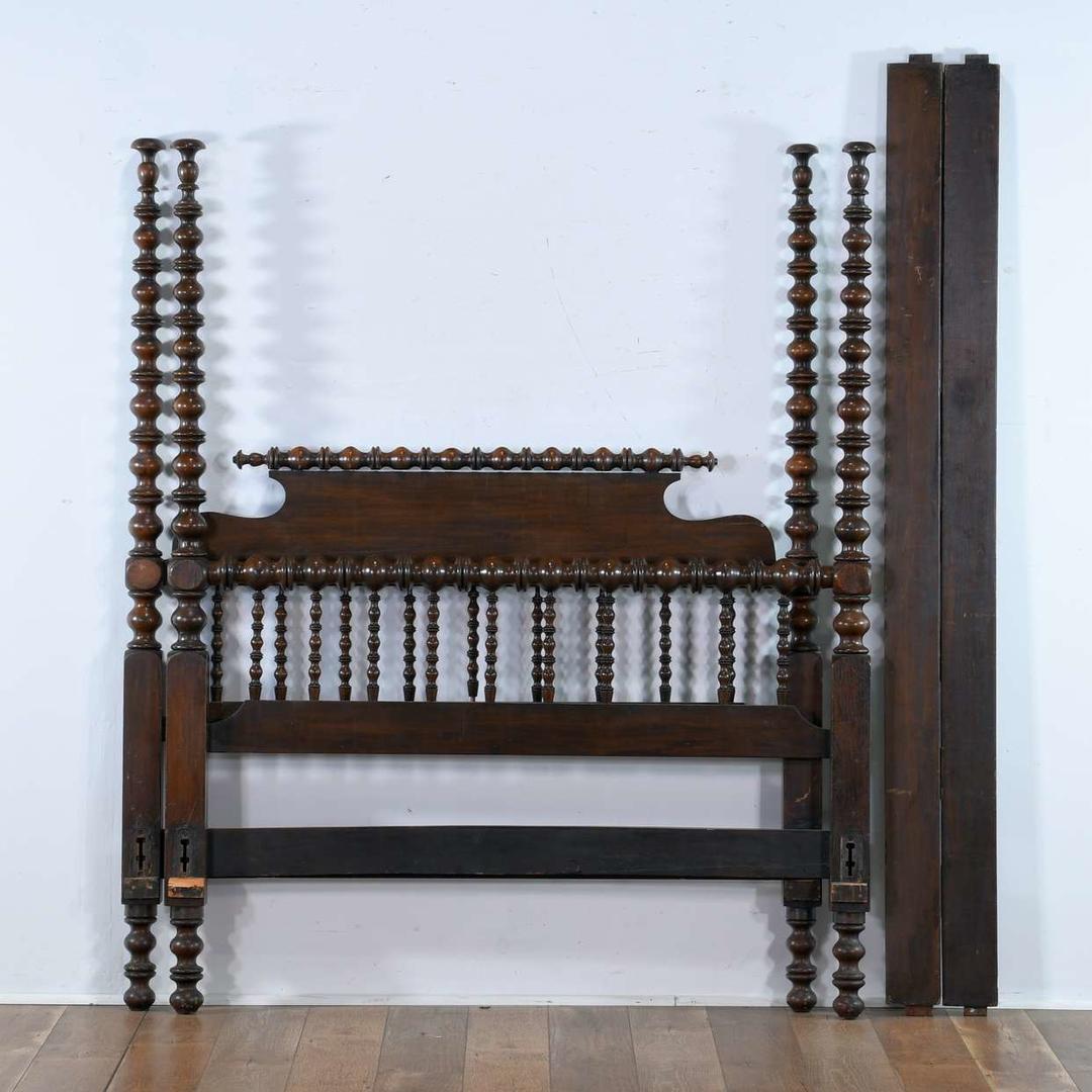 Antique 4 Poster Spindle Bed Frame | Loveseat (Los Angeles) | Vernon, CA
