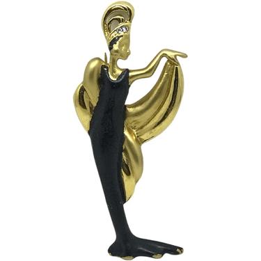 80s Deco Goddess Pin | 1926 | Brooklyn, NY