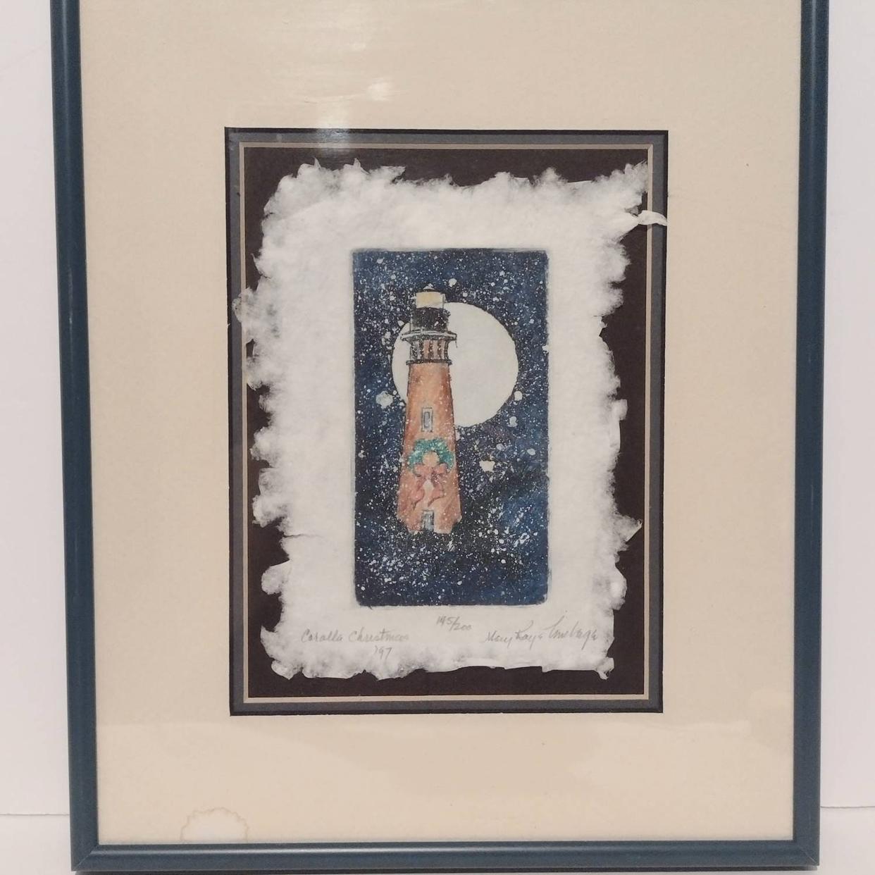 Vintage Signed Mary Kaye Umberger Aquatint Etching " | Talon Vintage ...