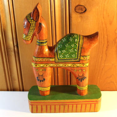 SALE! Decorative Vintage Indian Papier Mache Camel Figure Primitive ...