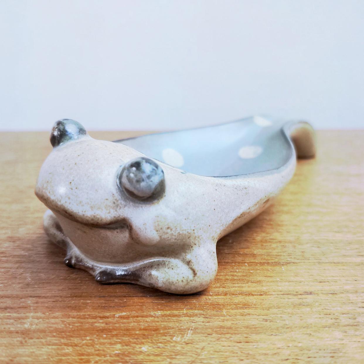 Vintage UCTCI Frog | Spoon Rest Utensil Rest Dish | | The Feathered ...