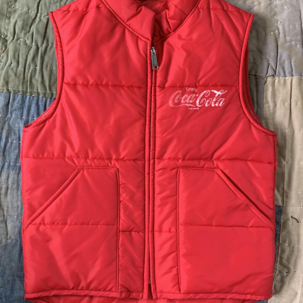 RAD VTG 70s Coca Cola Puffer Vest Small | No Surrender Vintage ...